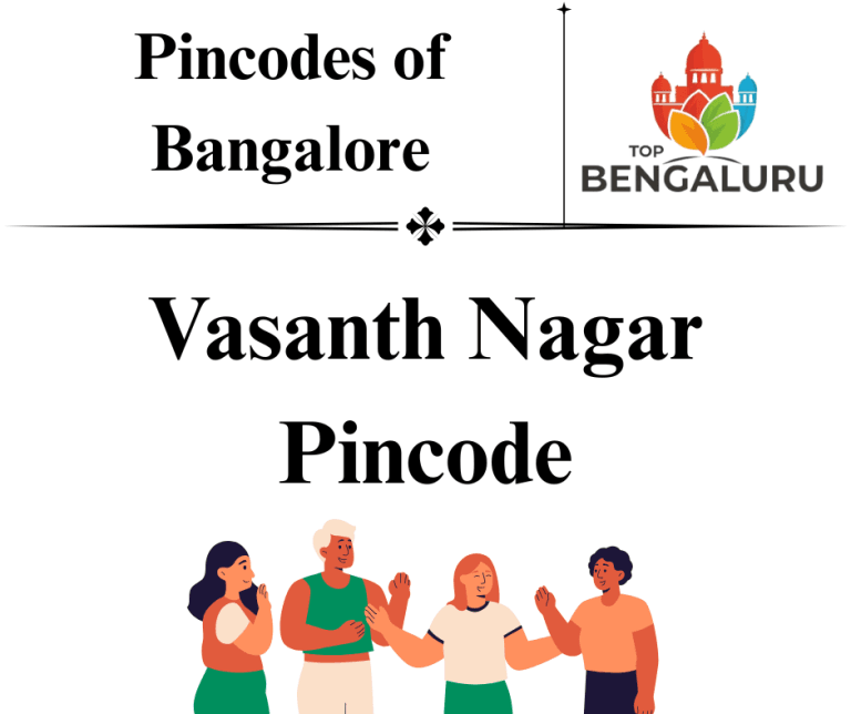 Vasanth Nagar Pincode Guide – Top 1 Info With Map & Areas